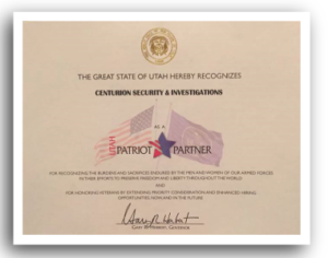 Security Company Utah | Centurion Security